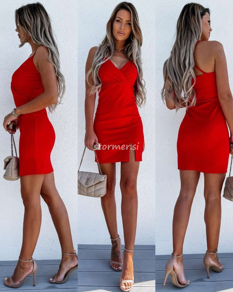 Obleka Cadence, rdeča | Stormer.si